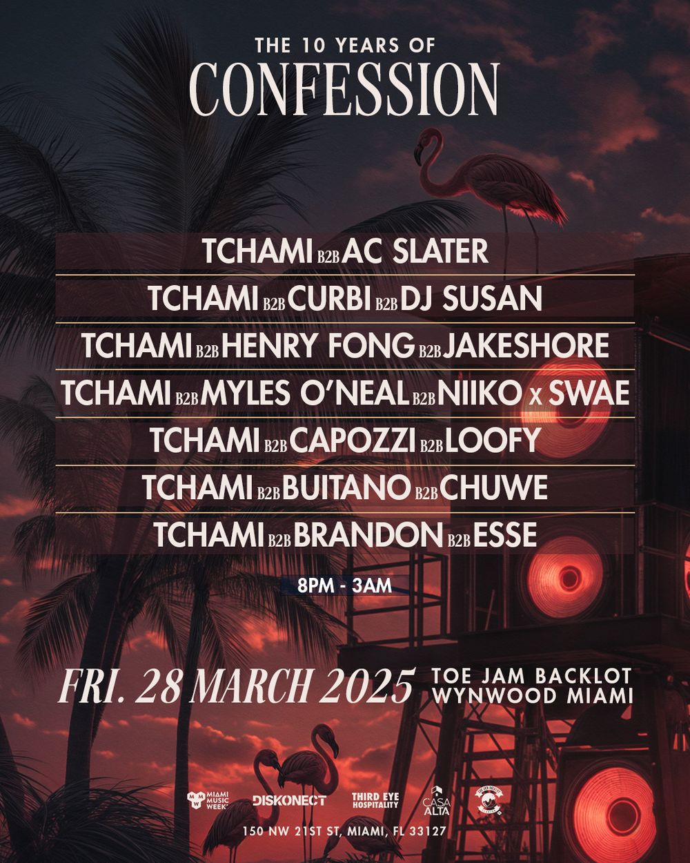 Tchami Presents: 10 Years of Confession @ Toe Jam Backlot